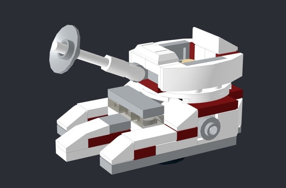 LEGO MOC RX-200 Tank Microfighter by Wolfpack Bricks | Rebrickable ...