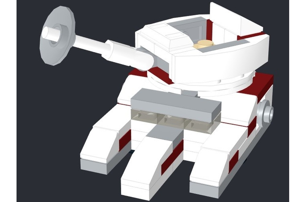 LEGO MOC RX-200 Tank Microfighter by Wolfpack Bricks | Rebrickable ...