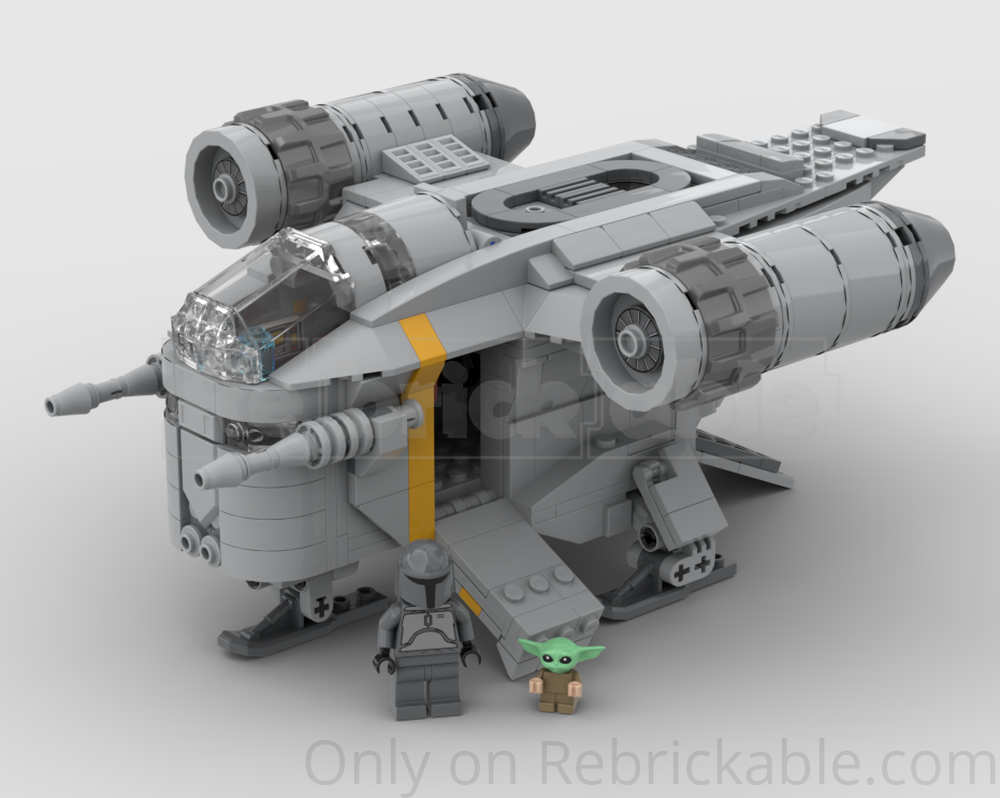 LEGO MOC MIDI-Scale Razor Crest by aachthor | Rebrickable - Build with LEGO