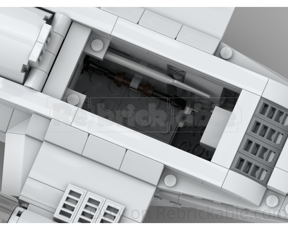 Lego Moc Midi Scale Razor Crest By Aachthor Rebrickable Build With Lego