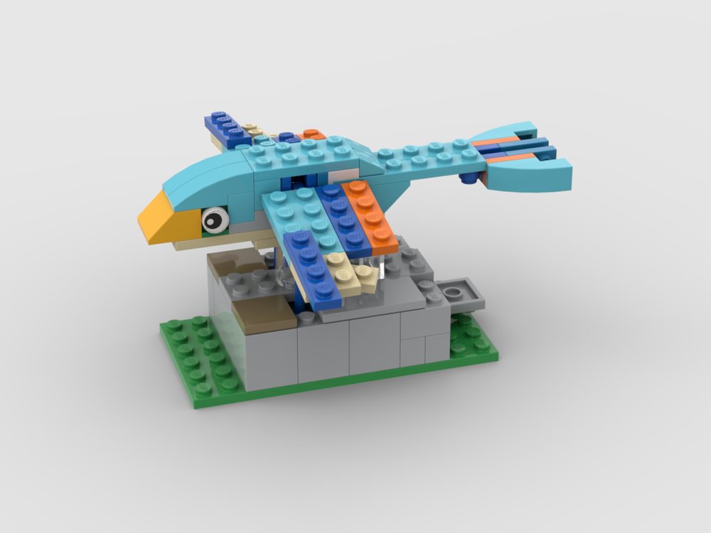 LEGO MOC 10698 - Flying Bird by ChiLegGodt | Rebrickable - Build with LEGO