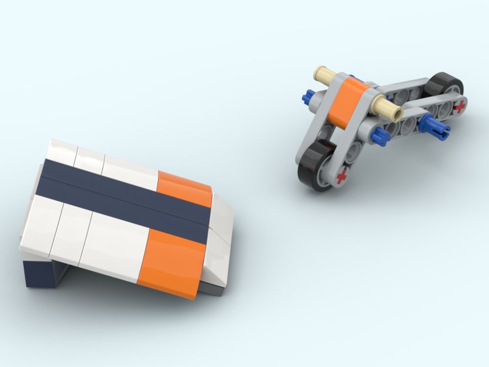 LEGO MOC Motorcycle and Ramp by zilego | Rebrickable - Build with LEGO