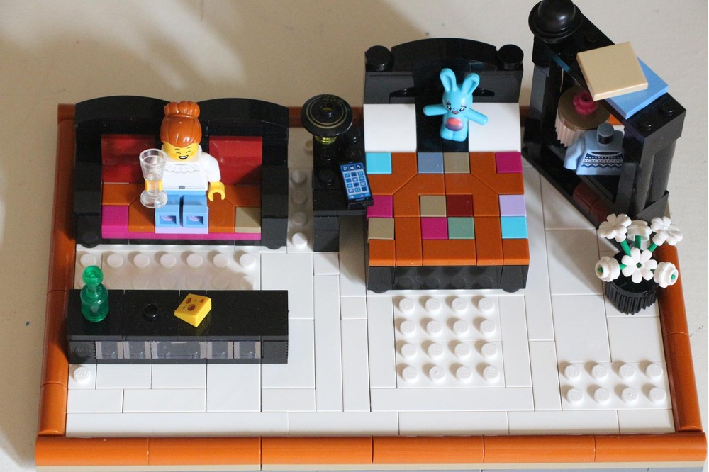 Lego Moc A Lovely Apartment By Eva001 Rebrickable Build With Lego