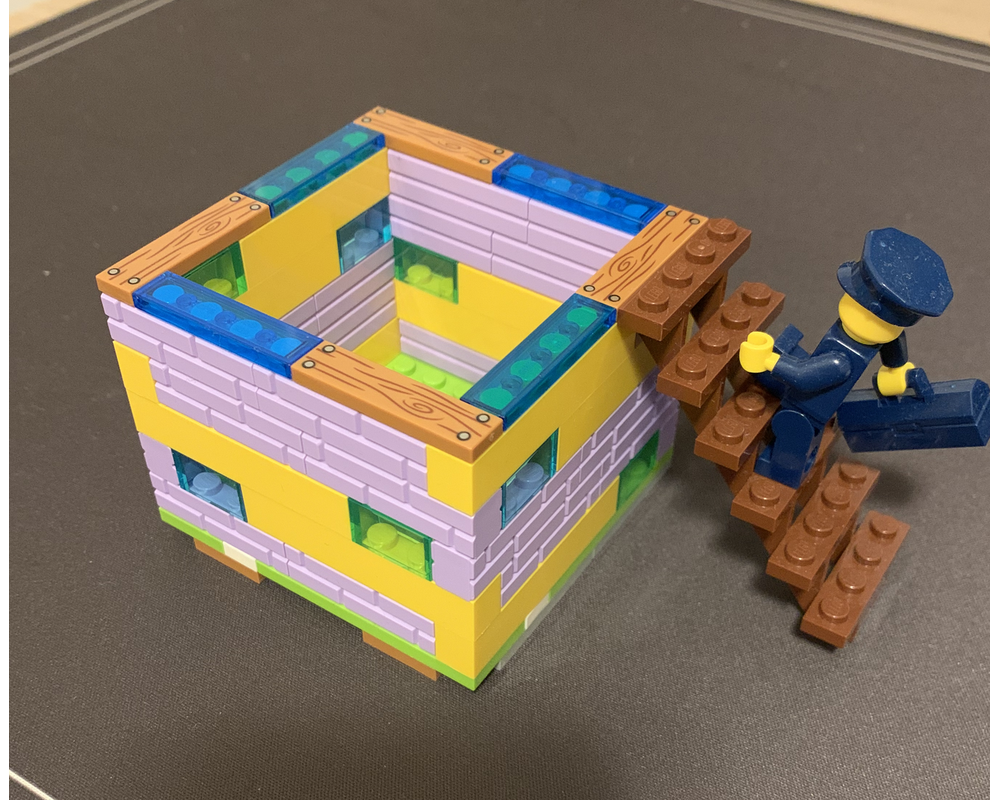 LEGO MOC Simple Box (with Minifig Interaction) by chuancong ...
