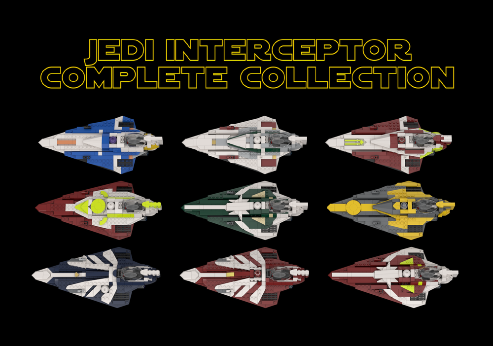 LEGO MOC Delta-7/ 7B Interceptor Complete Collection by darkcrafter3 | Rebrickable - Build with LEGO