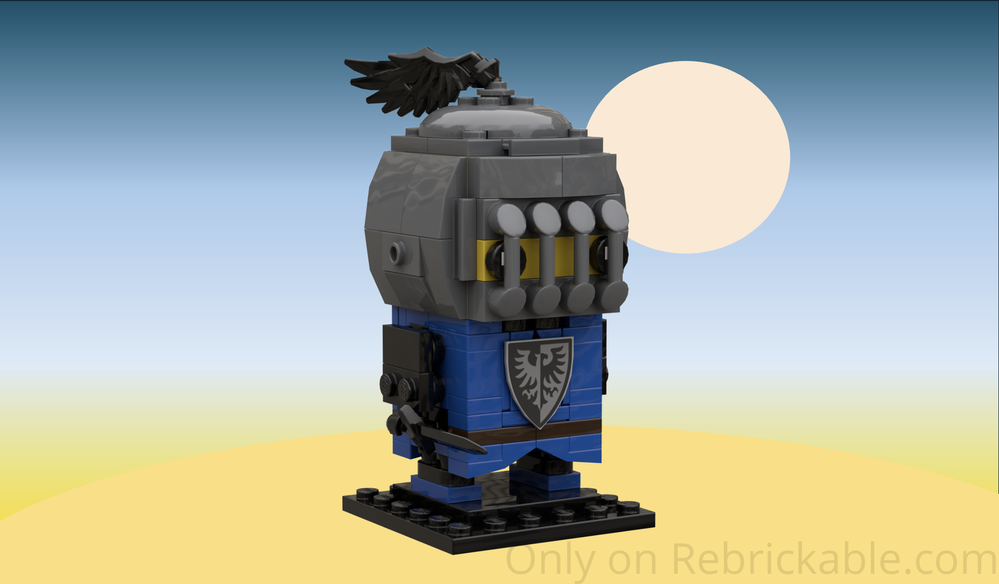 LEGO MOC Black Falcon knight Brickheadz by raguidel | Rebrickable ...
