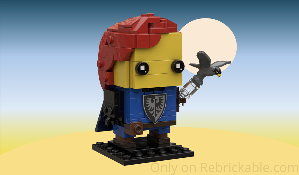 LEGO MOC Black falcon's falconer Brickheadz by raguidel | Rebrickable ...