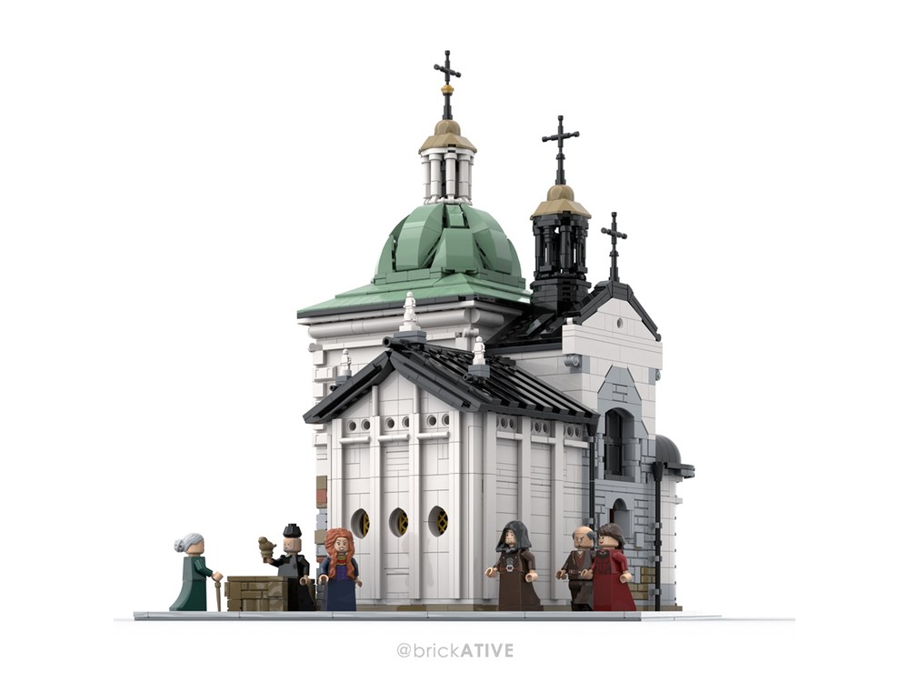 LEGO MOC-198648 Adalbert's Church by BrickAtive | Rebrickable - Build ...