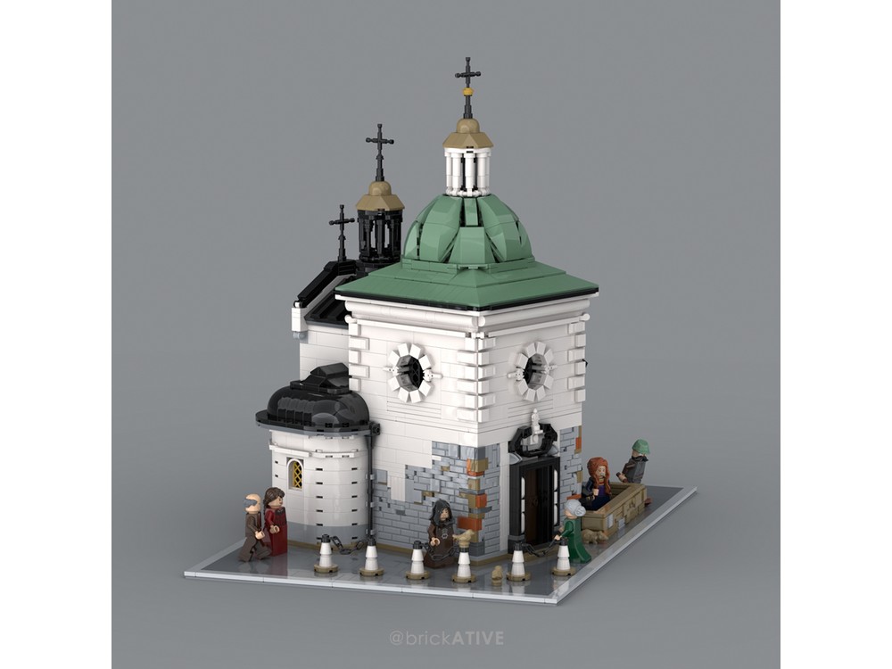 LEGO MOC Adalbert's Church by BrickAtive | Rebrickable - Build with LEGO