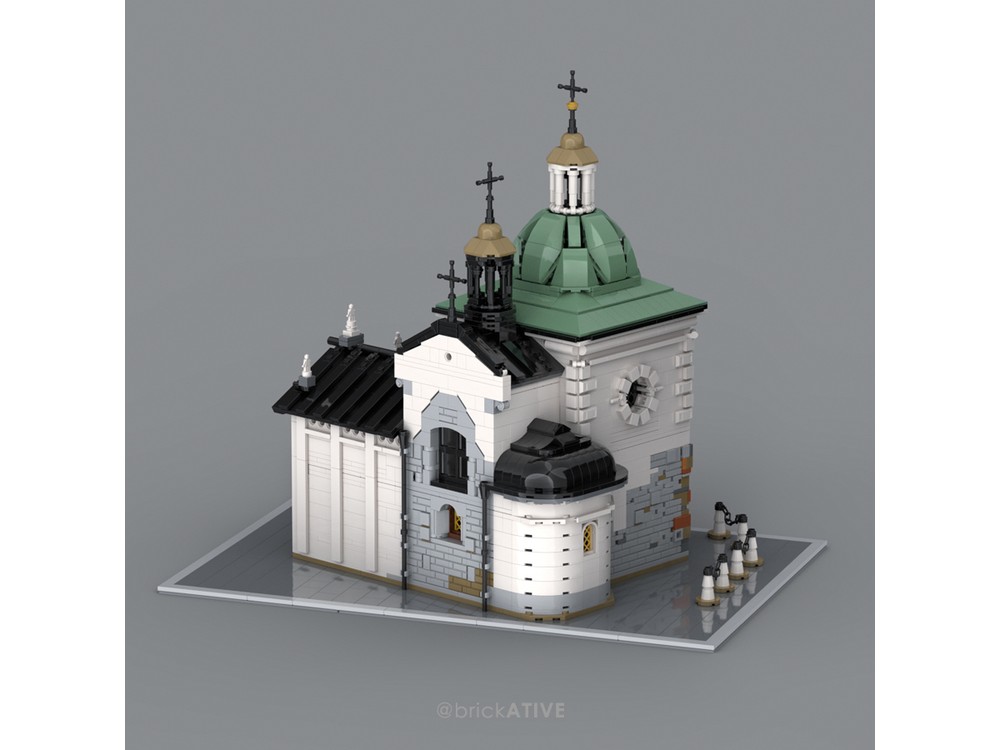 LEGO MOC-198648 Adalbert's Church by BrickAtive | Rebrickable - Build ...