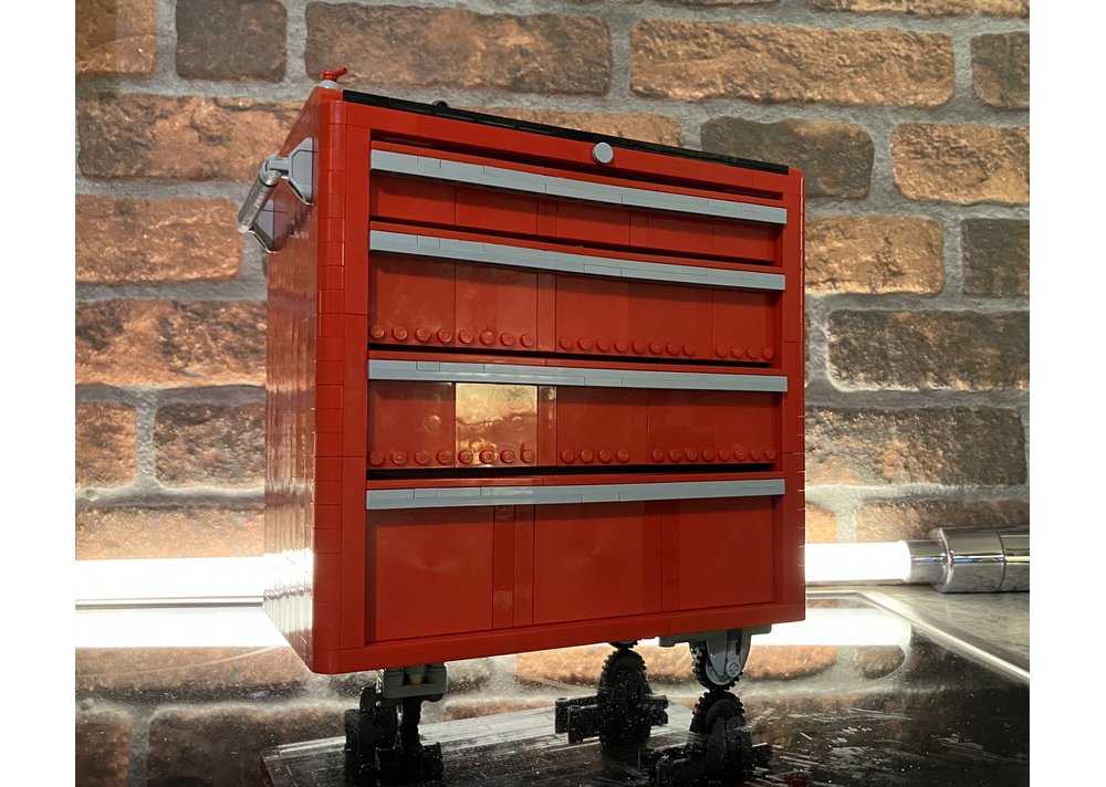 LEGO MOC Snap-On Tool Trolley 1:4 scale by Mani91 | Rebrickable - Build ...