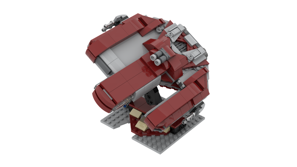 Lego Moc Ebon Hawk 75362 Alternative By Zsoltom Rebrickable Build