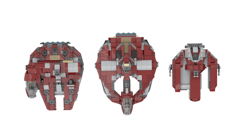 Lego Moc Ebon Hawk 75362 Alternative By Zsoltom Rebrickable Build