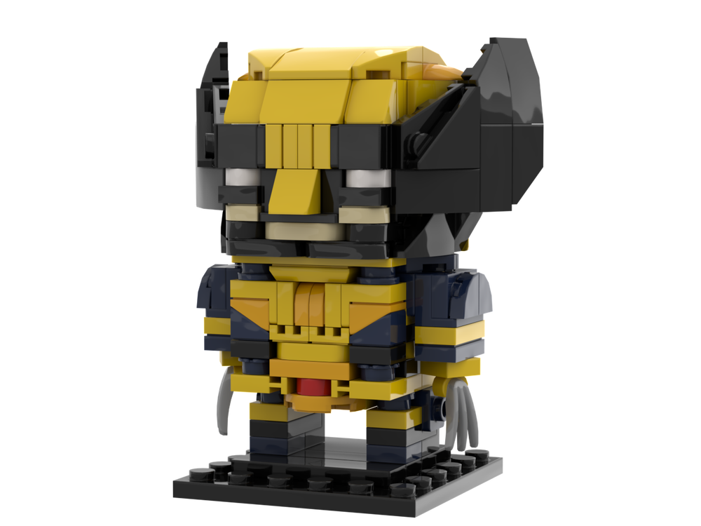 LEGO MOC Wolverine Brickheadz by Ant0noo | Rebrickable - Build with LEGO