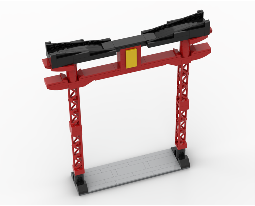 LEGO MOC cyberpunk torii by broadstack | Rebrickable - Build with LEGO