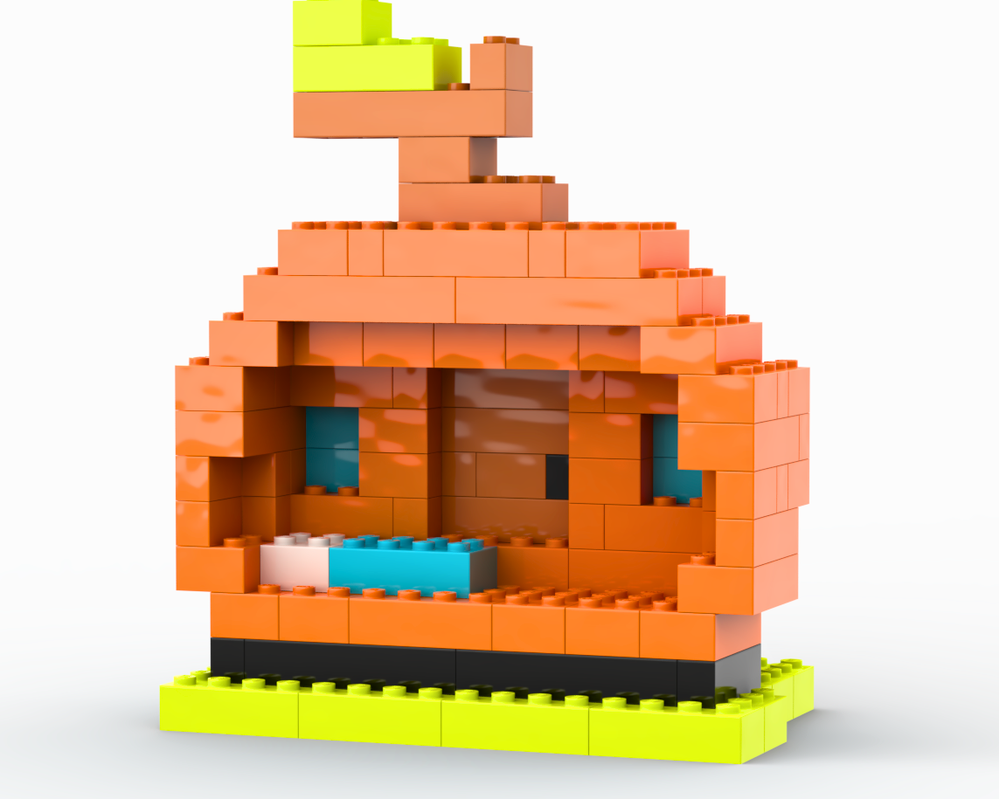 LEGO MOC 11030 Pumpkin house by Lenarex | Rebrickable - Build with LEGO