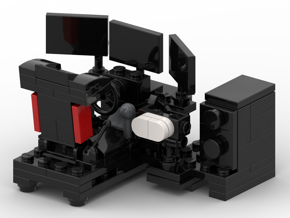 LEGO MOC Miniature Sim Rig by GGlecoco | Rebrickable - Build with LEGO