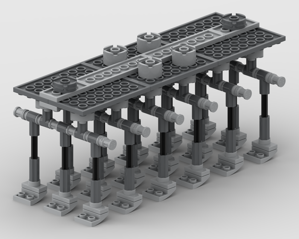 LEGO MOC HTP Super Battle Droid Rack by SilverInc | Rebrickable - Build ...