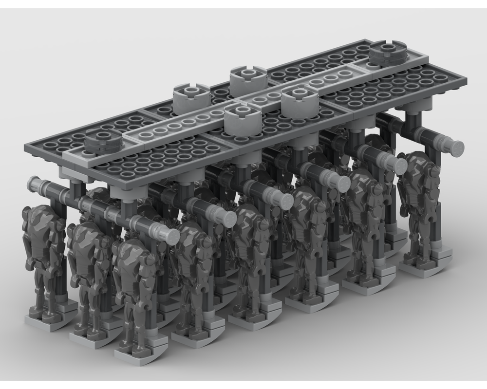 LEGO MOC HTP Super Battle Droid Rack by SilverInc | Rebrickable - Build ...