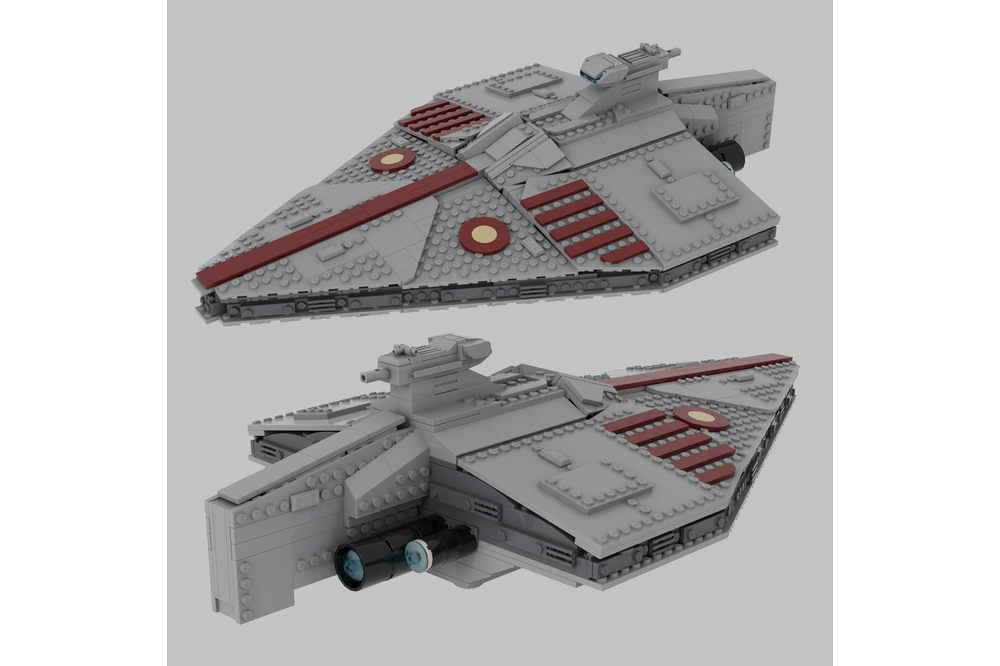 LEGO MOC Acclamator-Class Cruiser (interior) - Clone Wars by Bruxxy ...