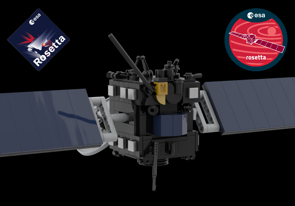 Lego Moc Rosetta Spacecraft And Philae Lander By Orchardbuilds