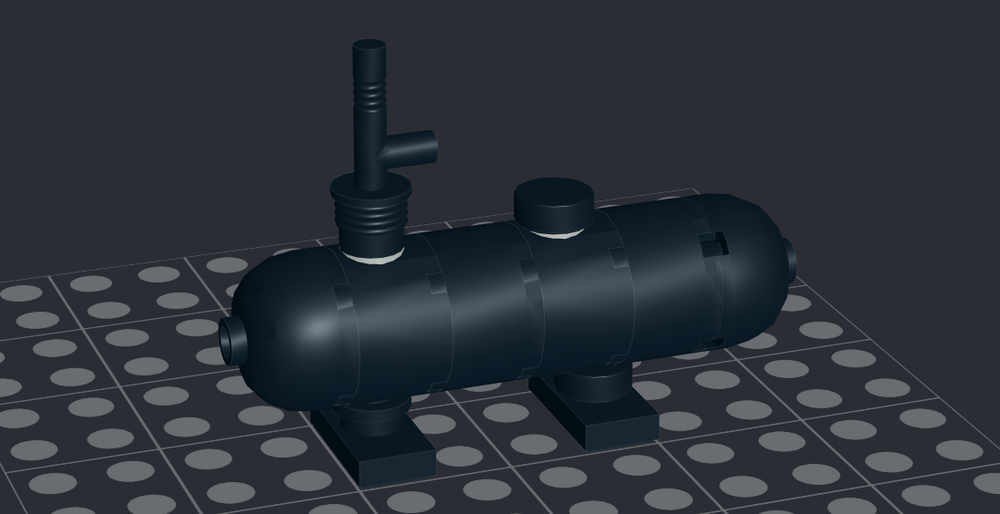 LEGO MOC Propane tank by woodstockbrix89 | Rebrickable - Build with LEGO