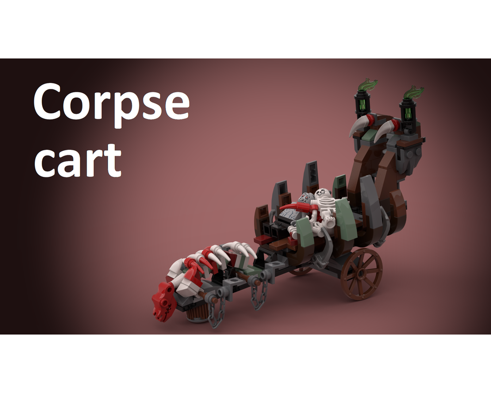 LEGO MOC Corpse cart [Undead army] by AlexEscapist | Rebrickable ...