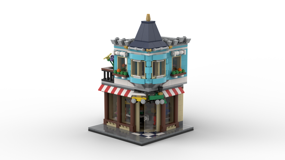 LEGO MOC Toy Shop Corner Modular by SrTreze | Rebrickable - Build with LEGO
