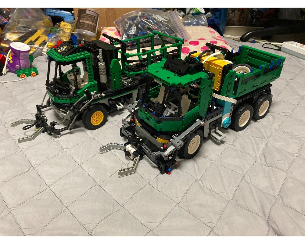 LEGO MOC Studless 8479 A - Claw dump truck by msk6003 | Rebrickable ...