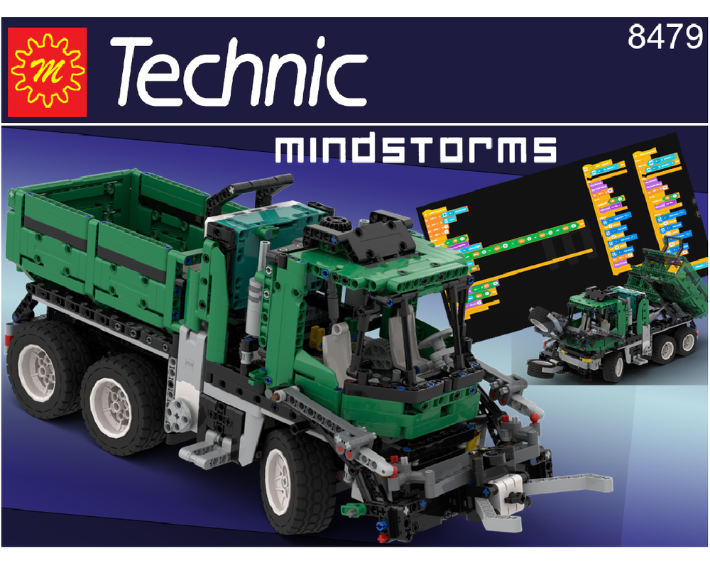 LEGO MOC Studless 8479 A - Claw dump truck by msk6003 | Rebrickable ...