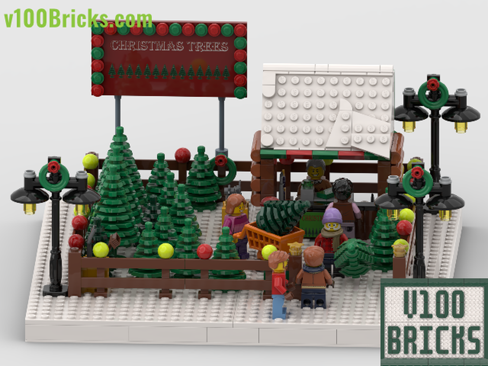 LEGO MOC Christmas Tree Shop by v100Bricks | Rebrickable - Build with LEGO
