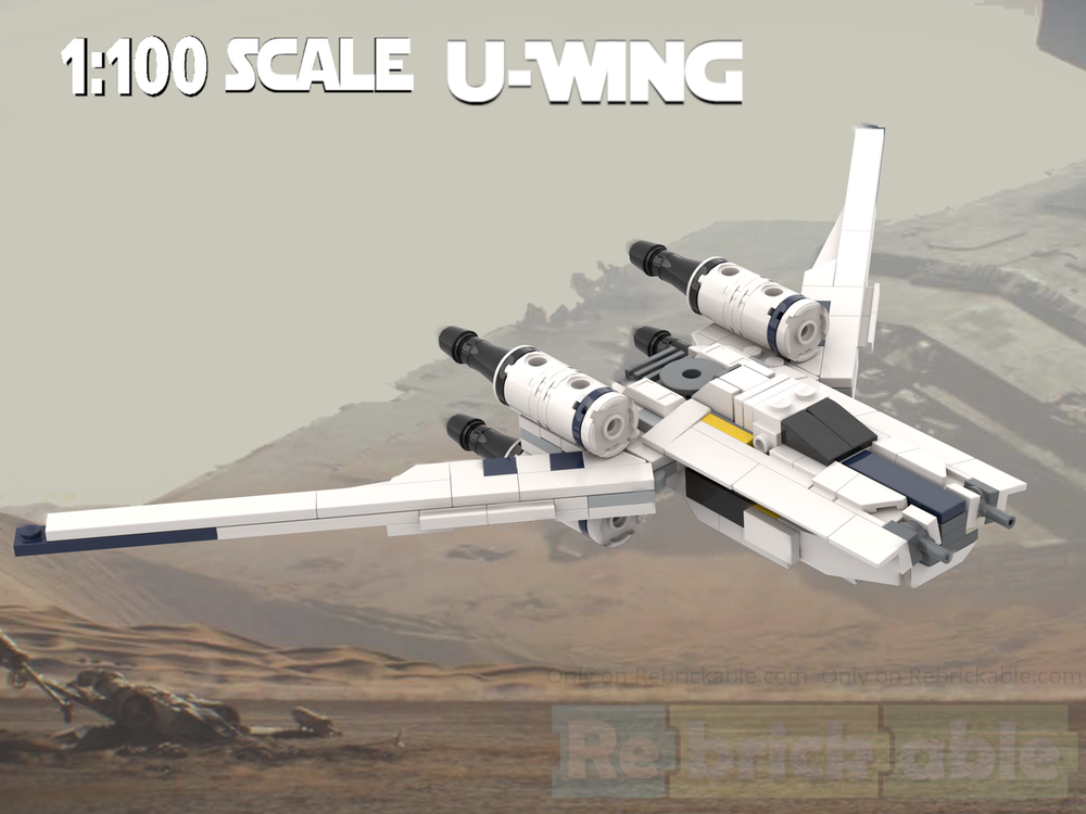 LEGO MOC-198766 1:100 U Wing Starfighter (Squadron Scale) by Cpt ...