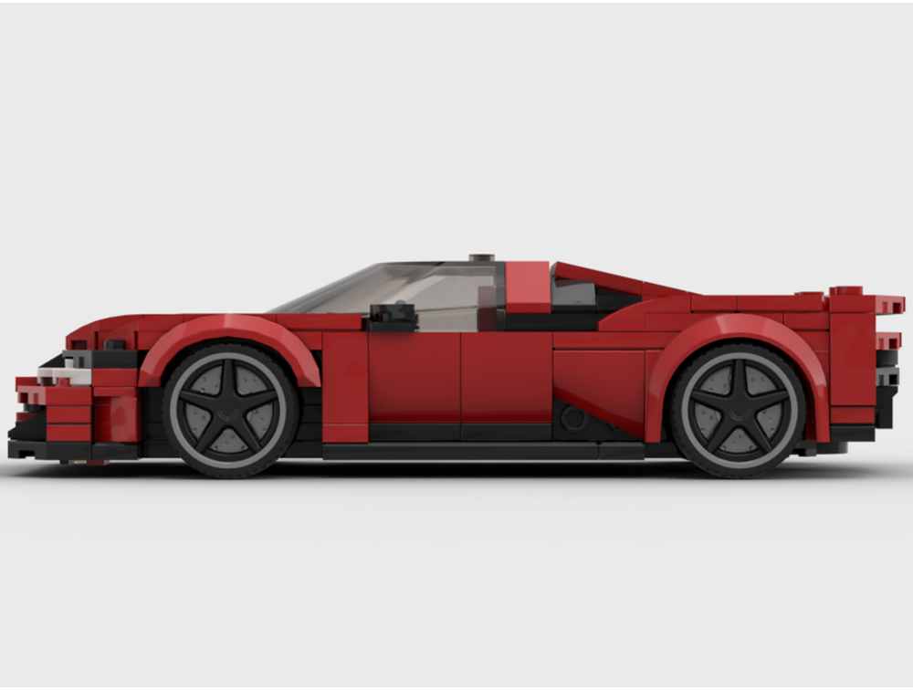 LEGO MOC 2025 Ferrari F80 by KineticKit | Rebrickable - Build with LEGO