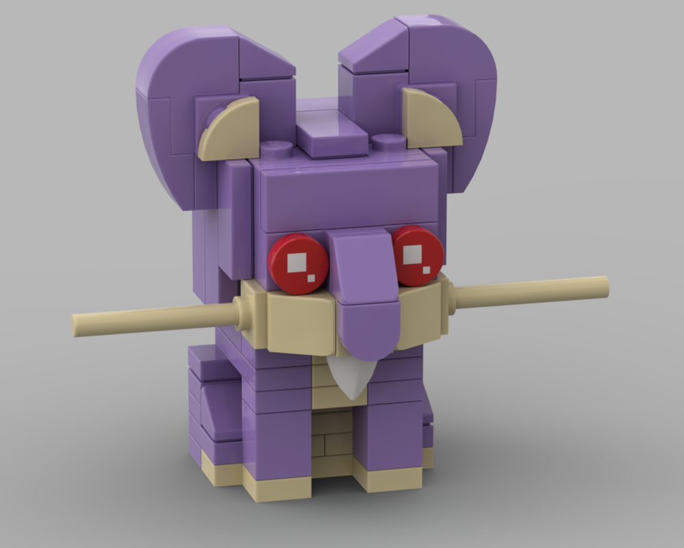 LEGO MOC-198773 Rattata (Pokémon) by herpuderpules | Rebrickable ...