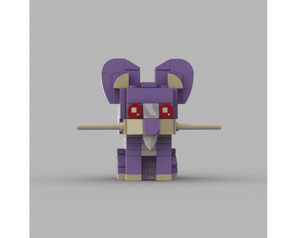 LEGO MOC Rattata (Pokémon) by herpuderpules | Rebrickable - Build with LEGO