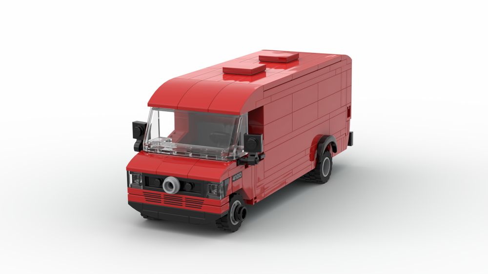 LEGO MOC 1989 Mercedes-Benz 410D (T1) van by BRSBricks | Rebrickable ...