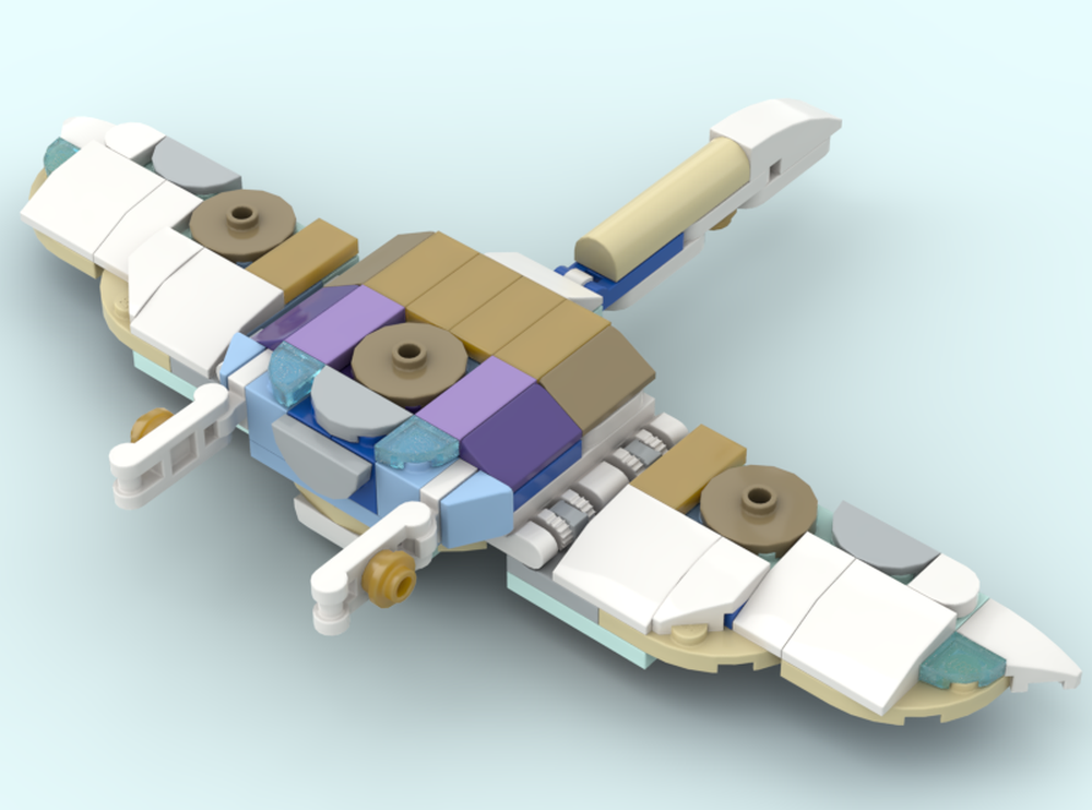 LEGO MOC-198784 40691 Manta Ray by Pikminfan67 | Rebrickable - Build ...