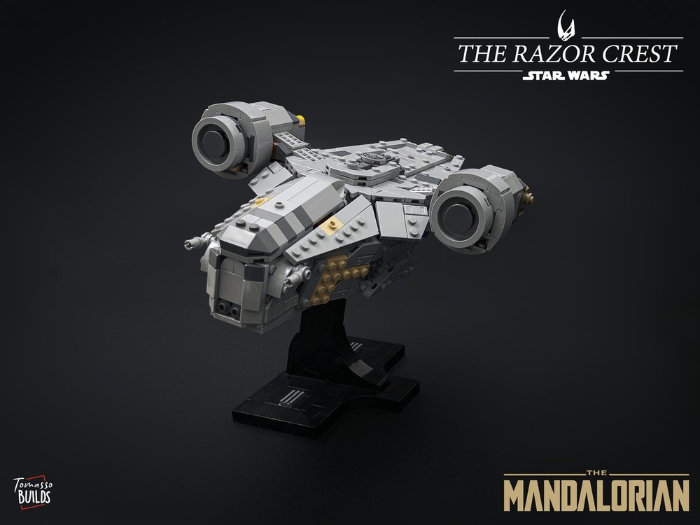 LEGO MOC The Razor Crest from 75375 Falcon by Tomasso | Rebrickable ...