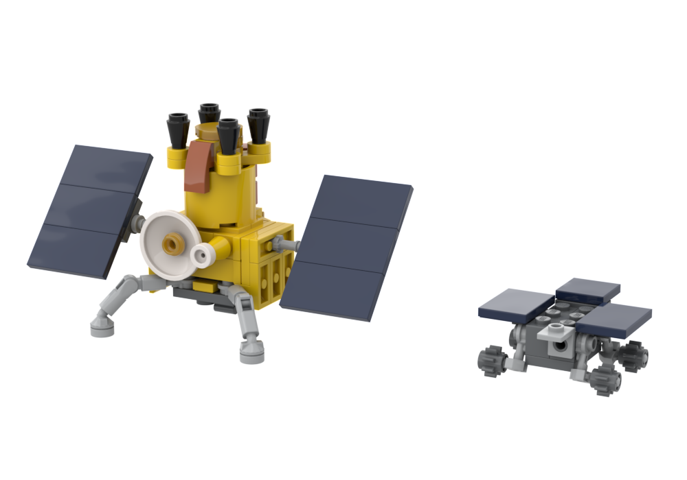 LEGO MOC MMX Spacecraft and IDÉFIX rover by OrchardBuilds | Rebrickable ...