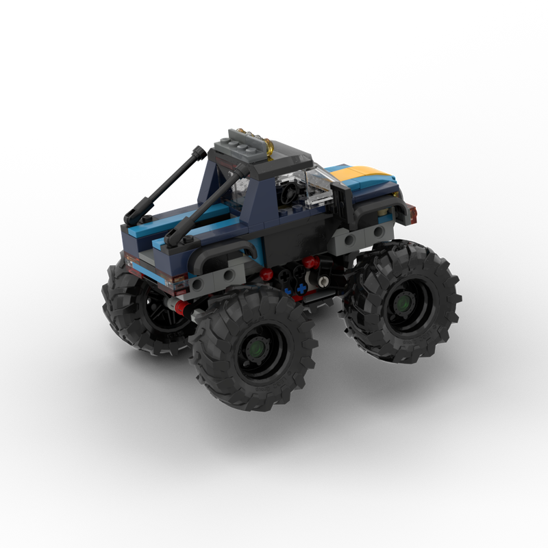 LEGO MOC Monster Truck (with Suspension) by chuancong | Rebrickable ...
