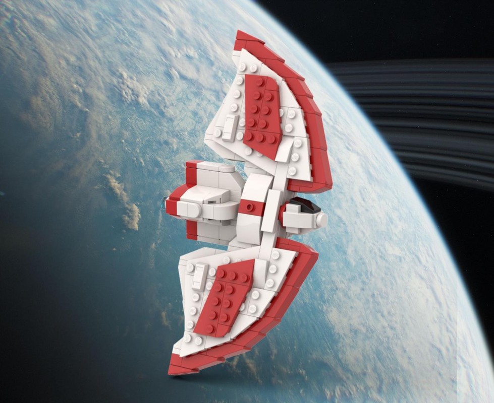 LEGO MOC Midi-Scale T-6 Shuttle by Dreadnought Designs | Rebrickable ...