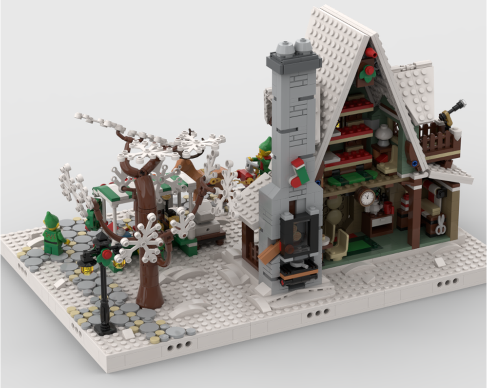 LEGO MOC-198812 Winter Village - Display for set 10275 - Elf Club House ...