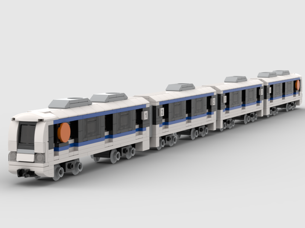 LEGO MOC subway by ZPC | Rebrickable - Build with LEGO