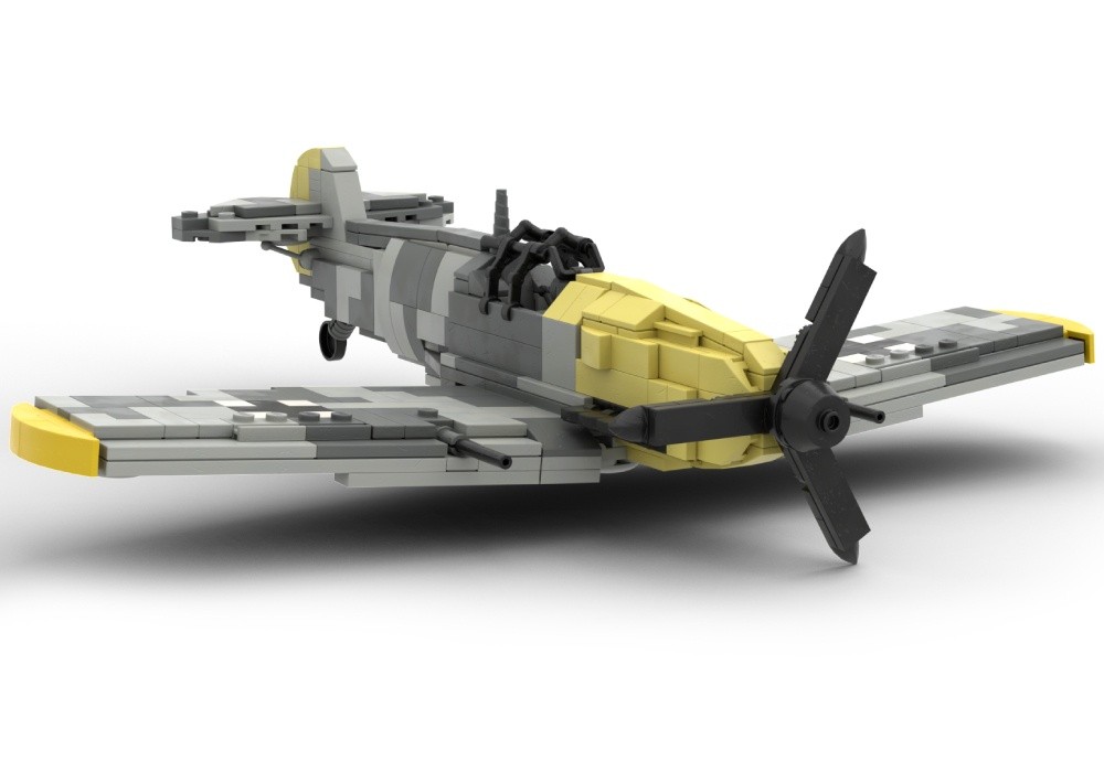 LEGO MOC Messerschmitt Bf 109 by BlackWolfStudio | Rebrickable - Build with LEGO