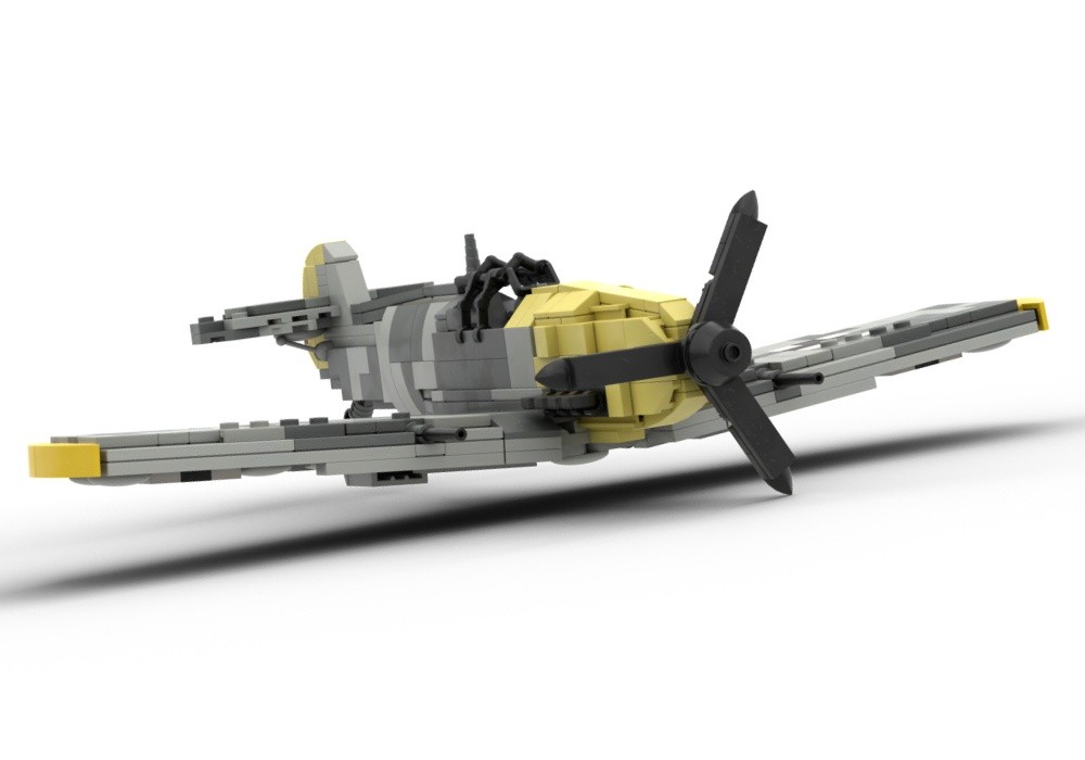 LEGO MOC Messerschmitt Bf 109 by BlackWolfStudio | Rebrickable - Build ...