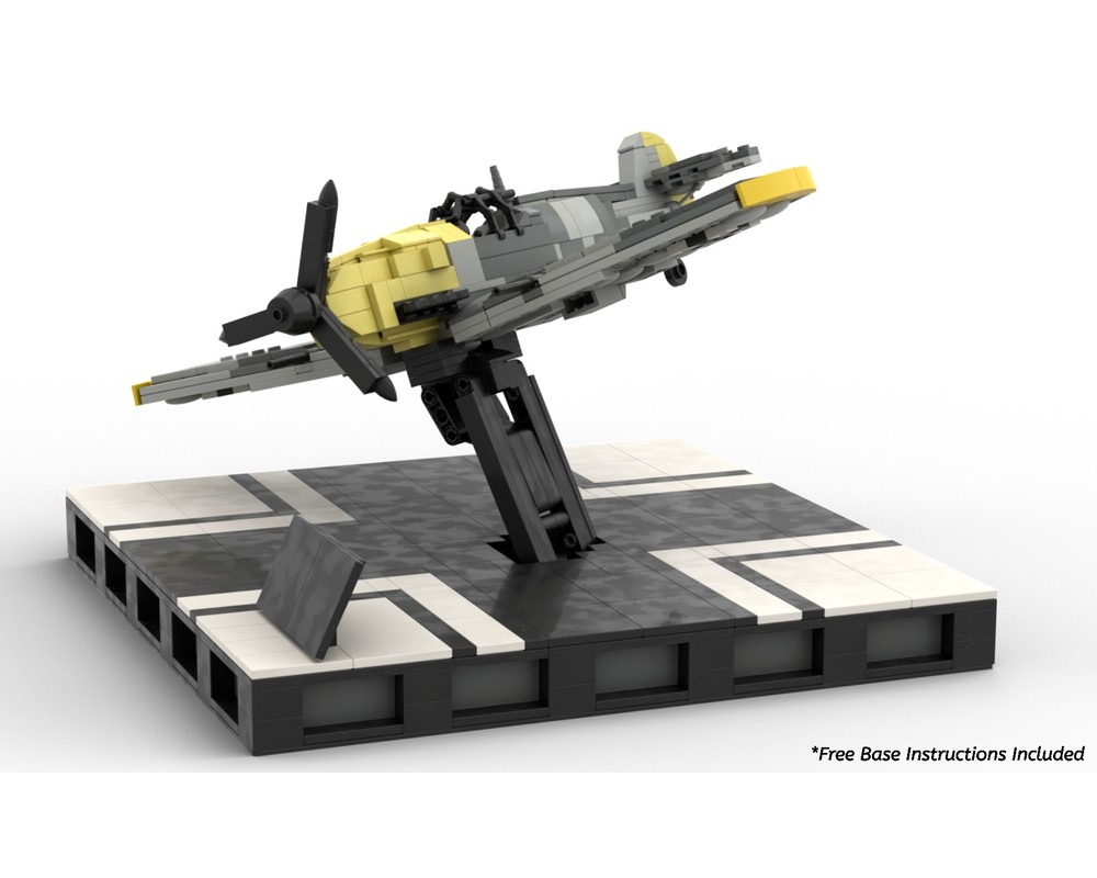 LEGO MOC Messerschmitt Bf 109 by BlackWolfStudio | Rebrickable - Build with LEGO