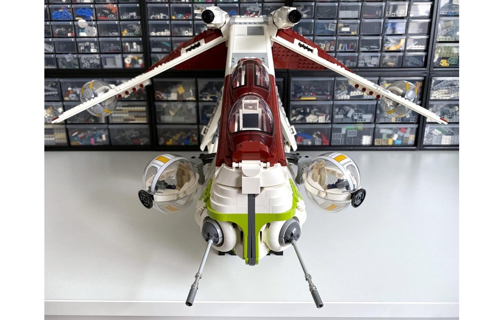 Lego Moc Ucs Republic Gunship Laati Upgrade 75309 Mod By Gremder23