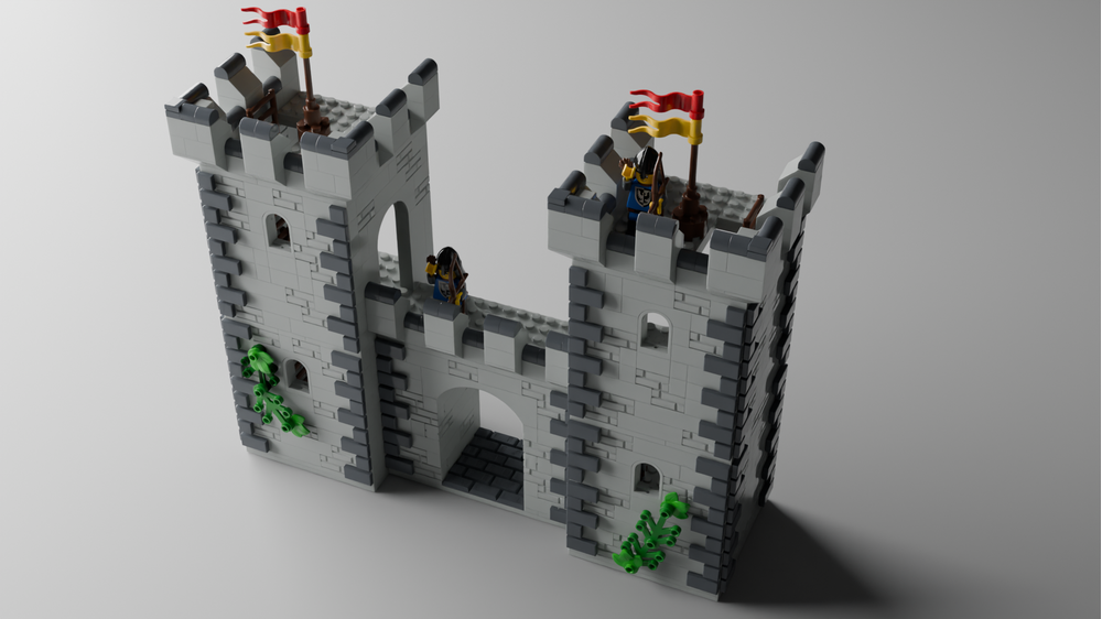 LEGO MOC Medieval Castle Gate by YourDailyBrick | Rebrickable - Build ...
