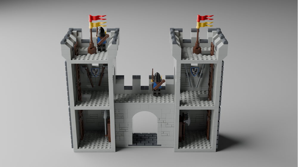 LEGO MOC Medieval Castle Gate by YourDailyBrick | Rebrickable - Build ...
