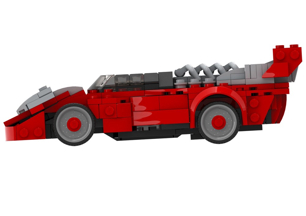 Lego Moc Flathead Fury Hot Wheels Acceleracers By Pfundjj